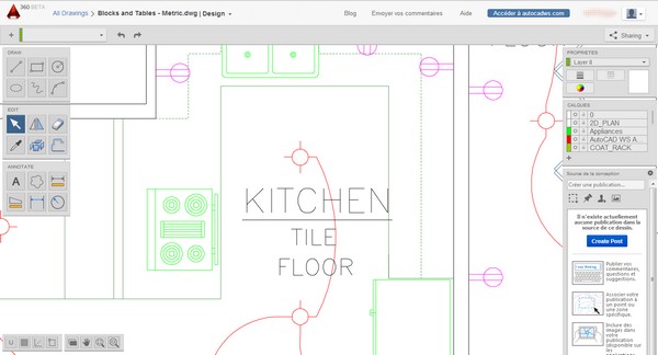 AutoCAD 360 remplace AutoCAD WS. - Le journal de Caderix